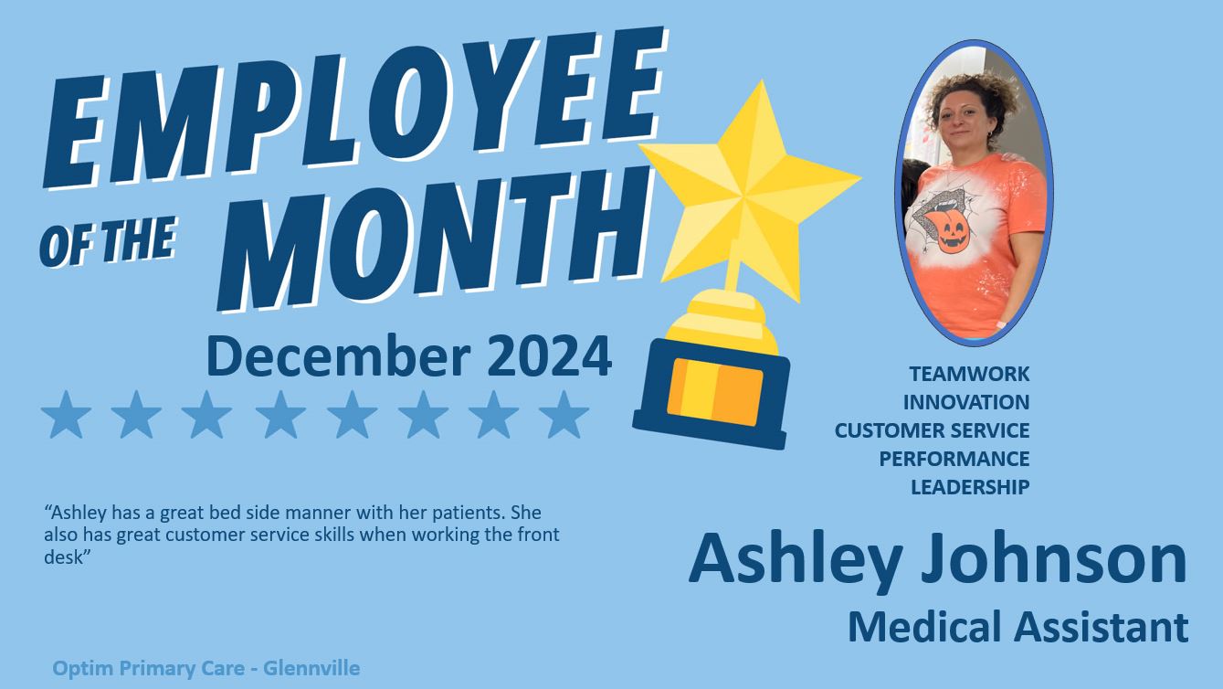 December Employee of the Month - OPTIM Health System
