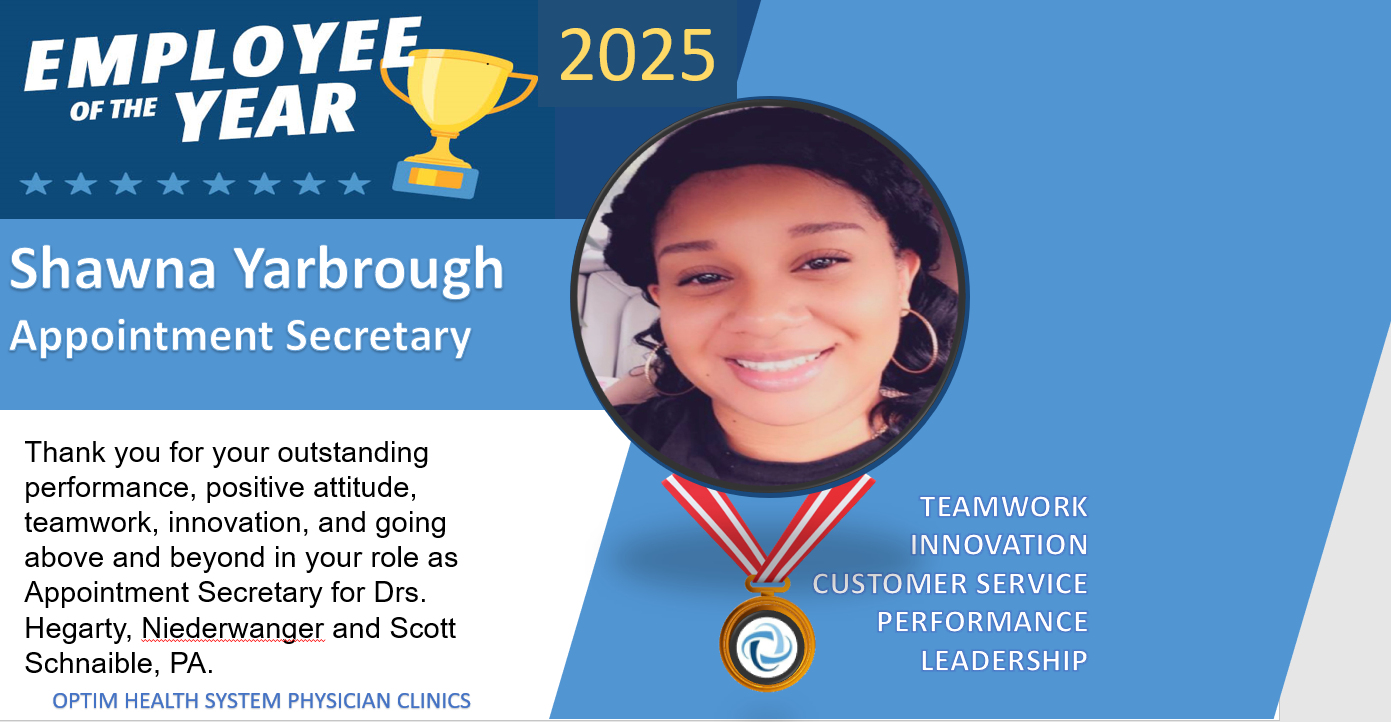 Congratulations to Employee of the Month, Quarter and Year for the ...